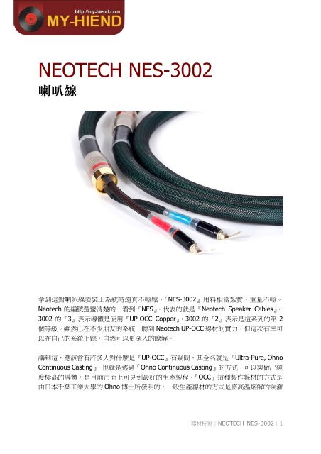NEOTECH NES-3002 - My Hiend