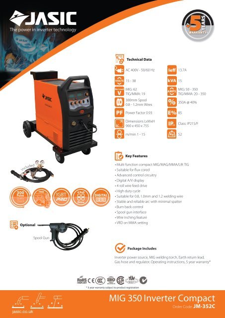 MIG 350 Inverter Compact