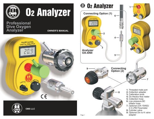 Professional Dive Oxygen Analyzer - Ocean Management Systems