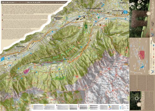 Cartina Val di Sella - Valsugana