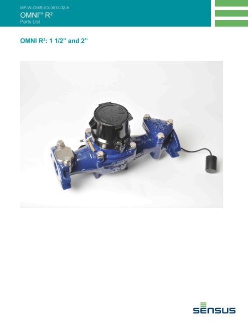 OMNI R2 Parts List (MP-W-OMR-00-0611-02-A).indd - Sensus