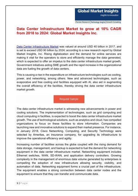 PDF-Data Center Infrastructure Market
