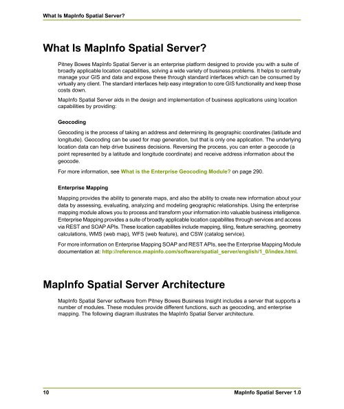 What Is MapInfo