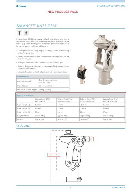 ÖSSUR BALANCE SOLUTIONS