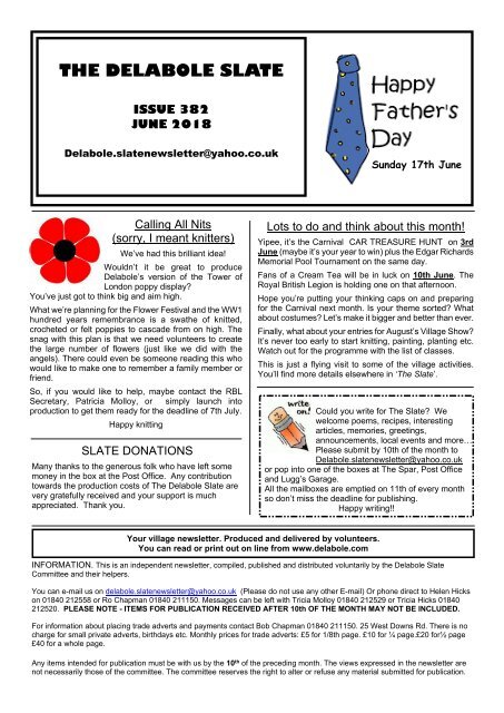 Delabole Slate June 2018