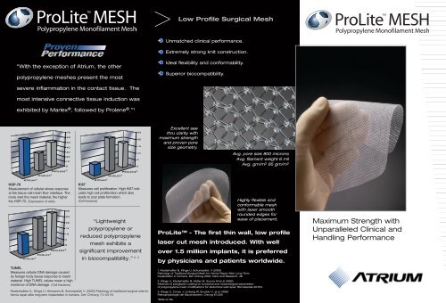 Download Brochure - Atrium Medical Corporation