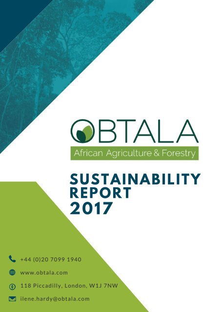 Obtala Sustainability Report 2017