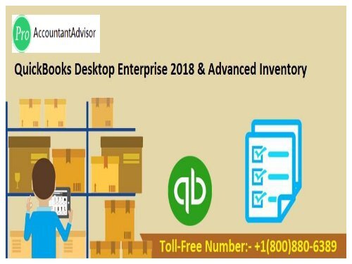 QuickBooks Desktop Enterprise Advanced Inventory