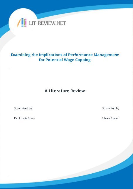 Literature Review Sample