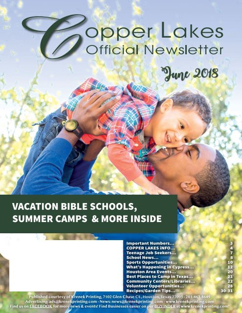 Copper Lakes June 2018