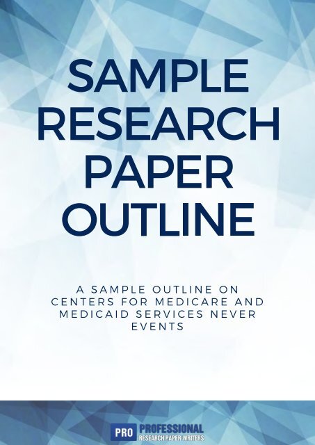 Sample Research Paper Outline