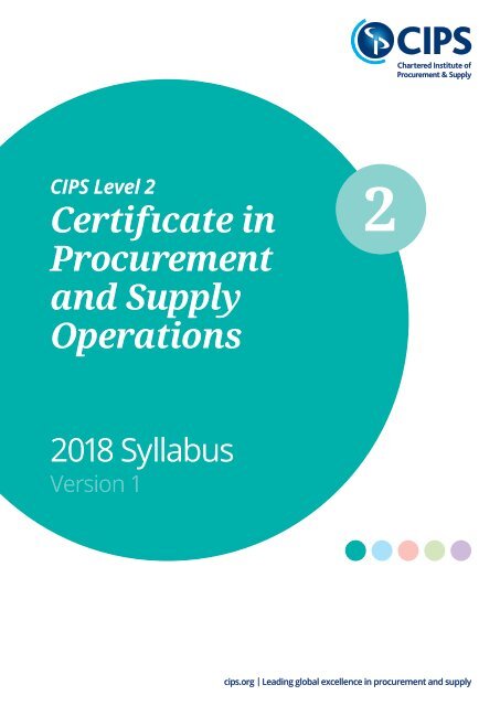CIPS Quals_L2_Syllabus_16pp_A4_Doc_UPDATE_0518_v2