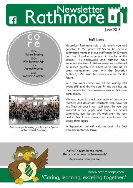 June Newsletter 2018