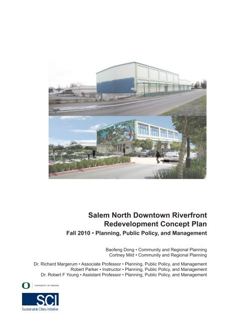 Salem North Downtown Riverfront Redevelopment Concept Plan