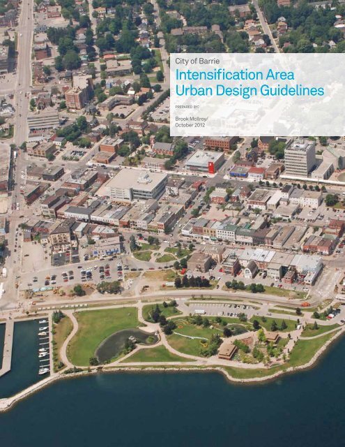 Intensification Area Urban Design Guidelines - City of Barrie