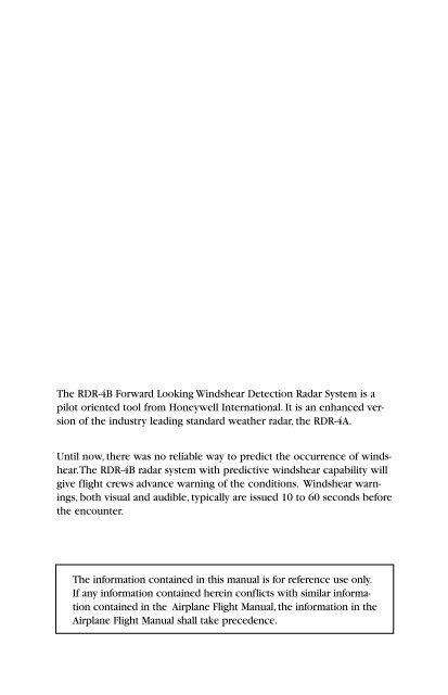 The RDR-4B Forward Lookin