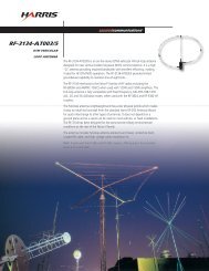 RF-6705 Tactical Chat IP - Harris RF Communications - Harris ...