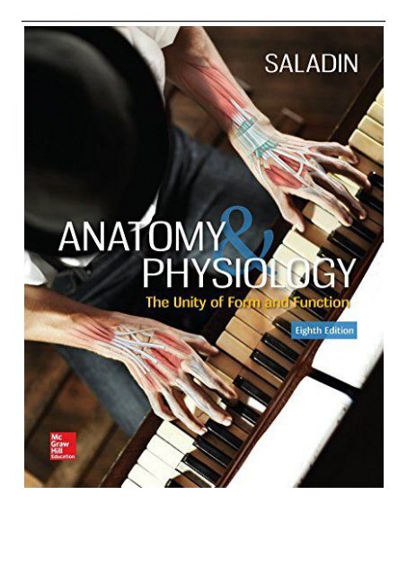 Download PDF Anatomy Physiology The Unity of Form and Function Full Ebook