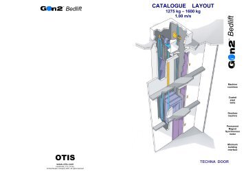 CATALOGUE LAYOUT 800 kg – 1600 kg 2,50 m/s - Otis Elevator ...
