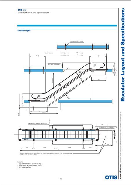 Escalator Layout and Specifications