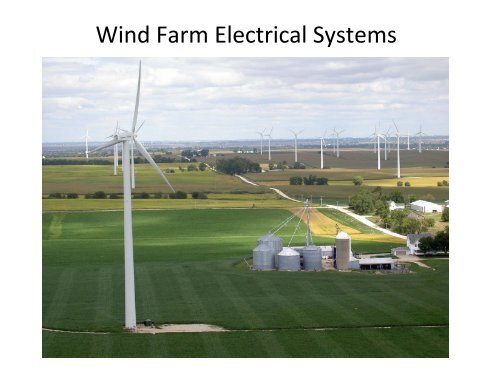 Wind Farm Electrical Systems