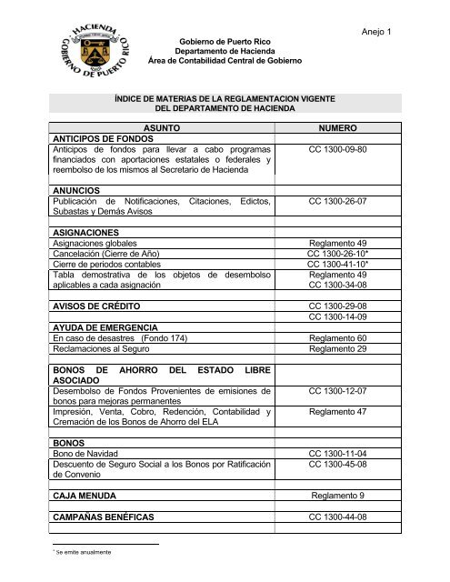 Anejo1 - Departamento de Hacienda - Gobierno de Puerto Rico