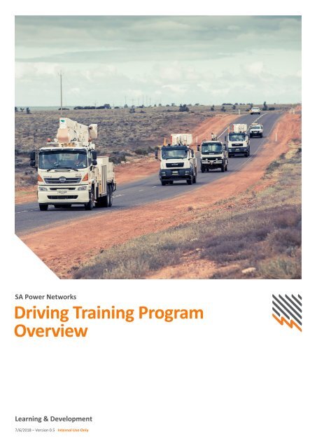 DRAFT Driving Training Program Overview