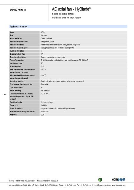 S4D350-AN08-50 Technical