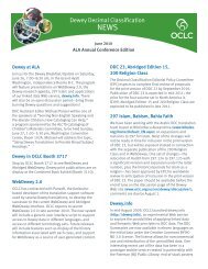 Dewey Decimal Classification to Library of Congress Classification ...