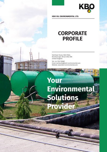 KBO CORPORATE PROFILE