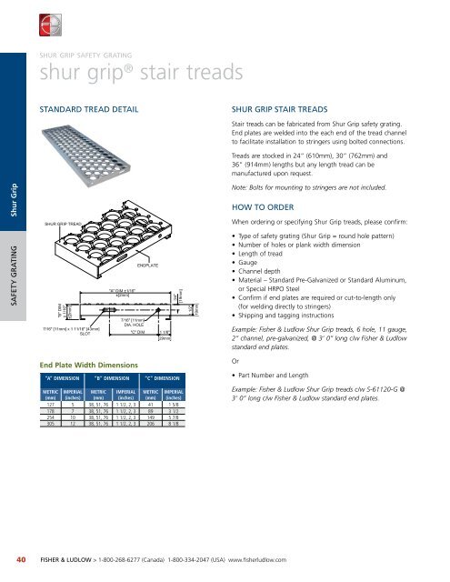 Shur Grip safety grating