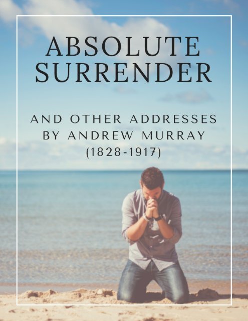Absolute Surrender by Andrew Murray