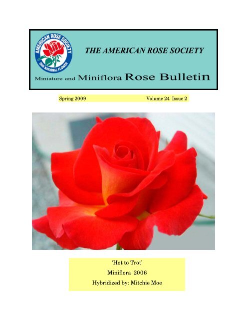 Miniature and Miniflora Rose Suppliers - American Rose Society