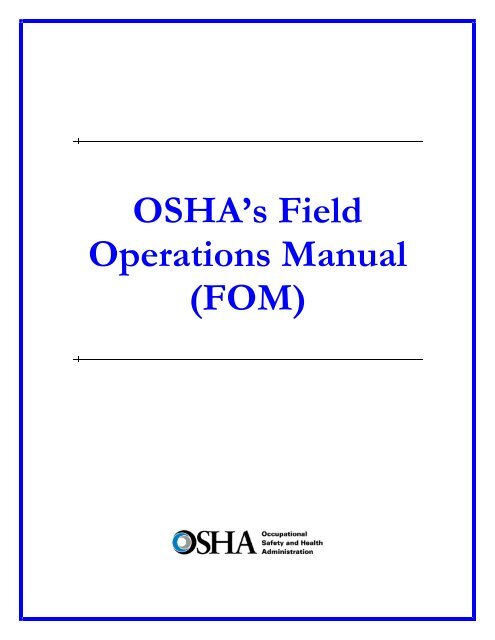 OSHA field operations manual