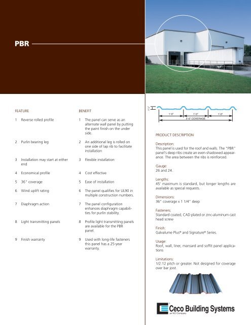 PBR - Ceco Building Systems