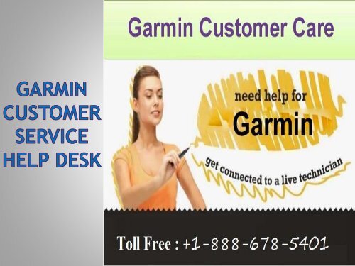 Garmin Customer Service Help Desk Phone Number