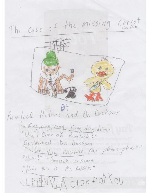 The Case of the Missing Carrot Cake