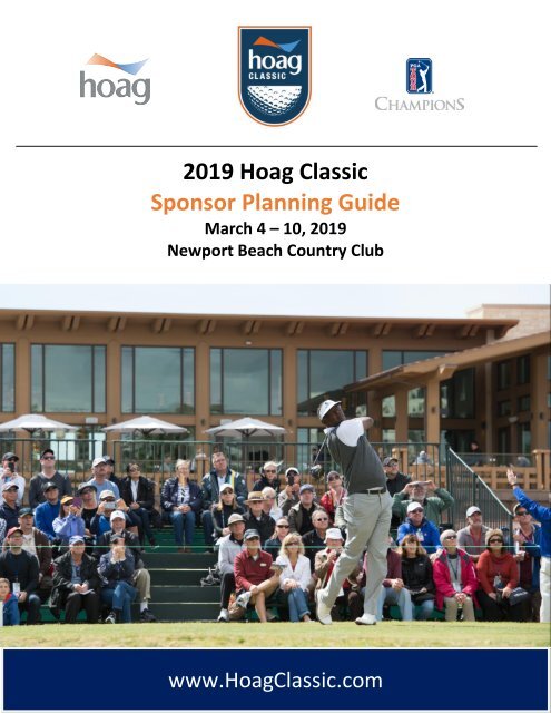 Hoag Classic Sponsor Planning Guide 2019