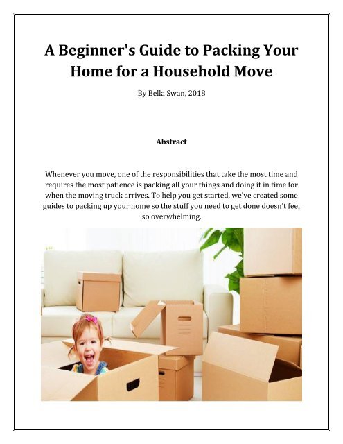 A Beginner Guide to Packing