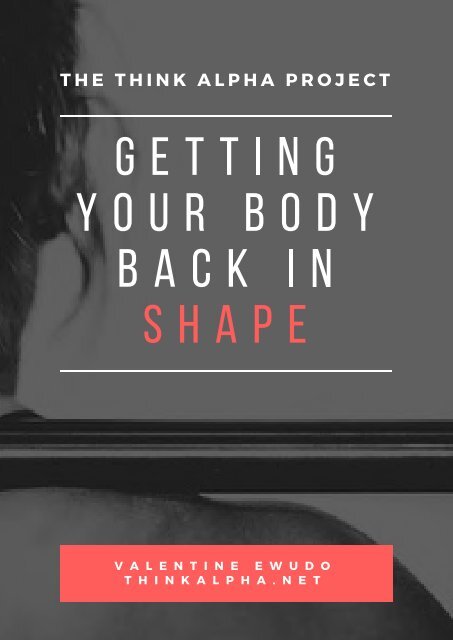 Getting Your Body Back In Shape