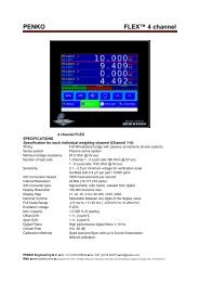 PENKO FLEX™2100sst Controller and Indicator Software