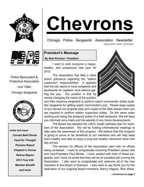 Chevrons - Chicago Police Sergeants' Association