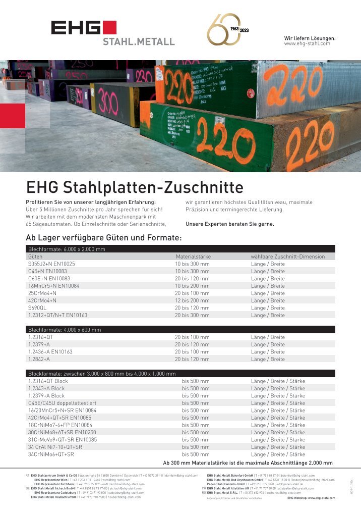 EHG Factsheet DE