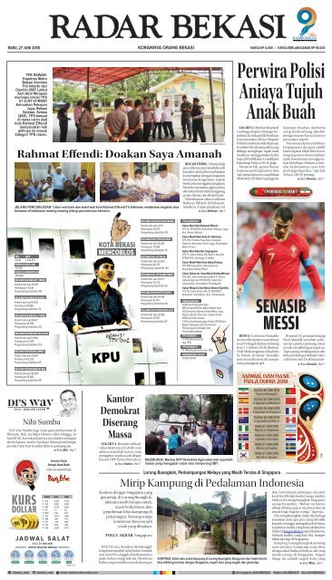 E- PAPER EDISI RADAR BEKASI 27 JUNI 2018