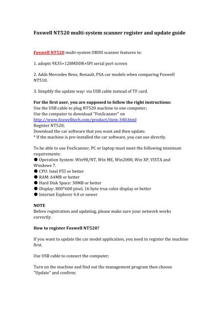 Foxwell-NT520-multi-system-scanner-register-and-update-guide