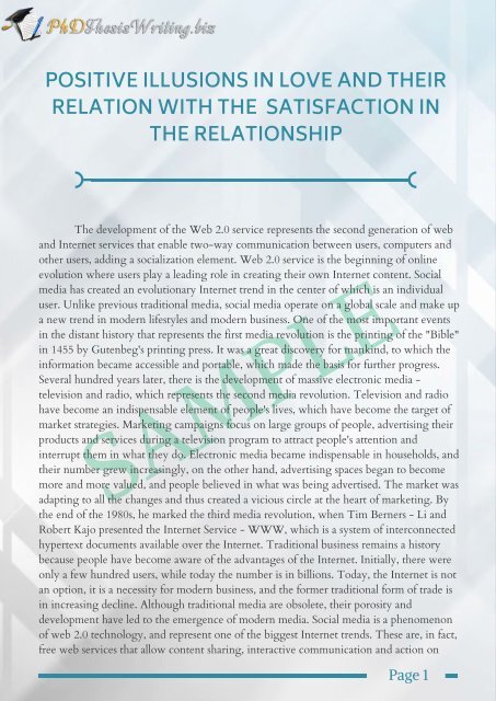 Social Media Marketing Dissertation Sample