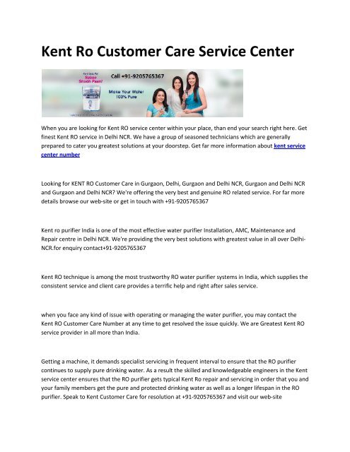 6 kent ro service