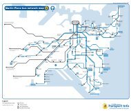 North Sydney bus network map - 131500 Transport Infoline