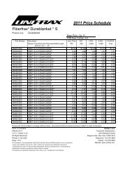 2011 Price Schedule Fiberfrax® Paper 970 Series - Unifrax