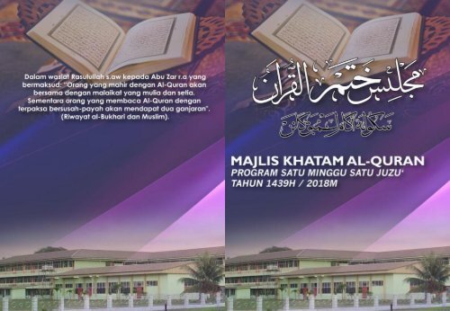 Program Khatam Al-Quran 1M1J (Pagi)